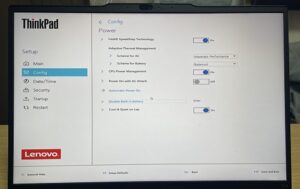 ThinkPadの内蔵バッテリーをBIOSで無効化する手順、写真も含めて概説。液晶などの交換時に有効 | Win And I net