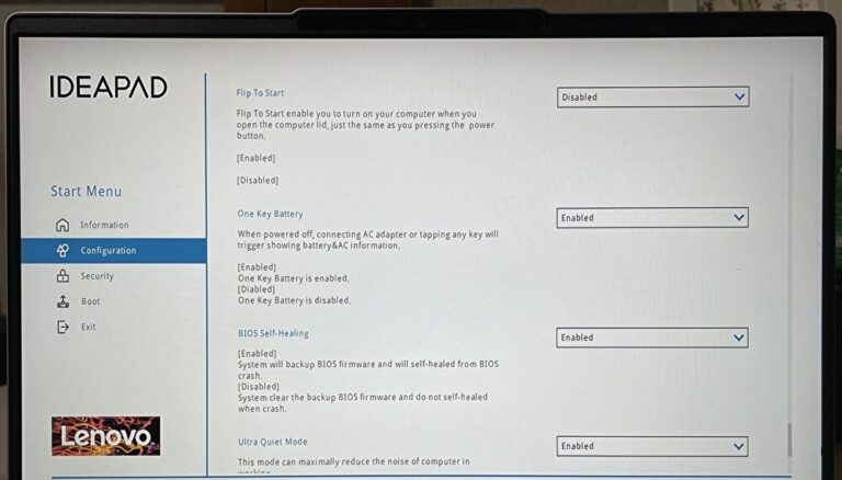 Lenovo IdeaPadやYogaにて、カバーを開くと電源オンとなる設定を無効化する方法 | Win And I net