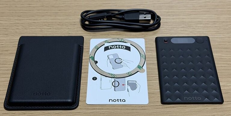 Notta Memo AI ボイスレコーダーの実機レビュー、超小型で日本語・英語ともに短時間で程よく文字起こし、要約も適切で便利に利用中 ...